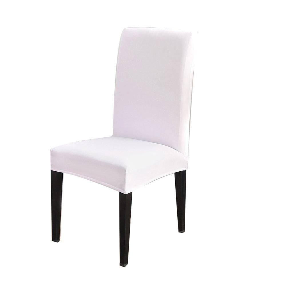 White - Extendable Chair Covers - The Sofa Cover House – The Sofa Cover ...